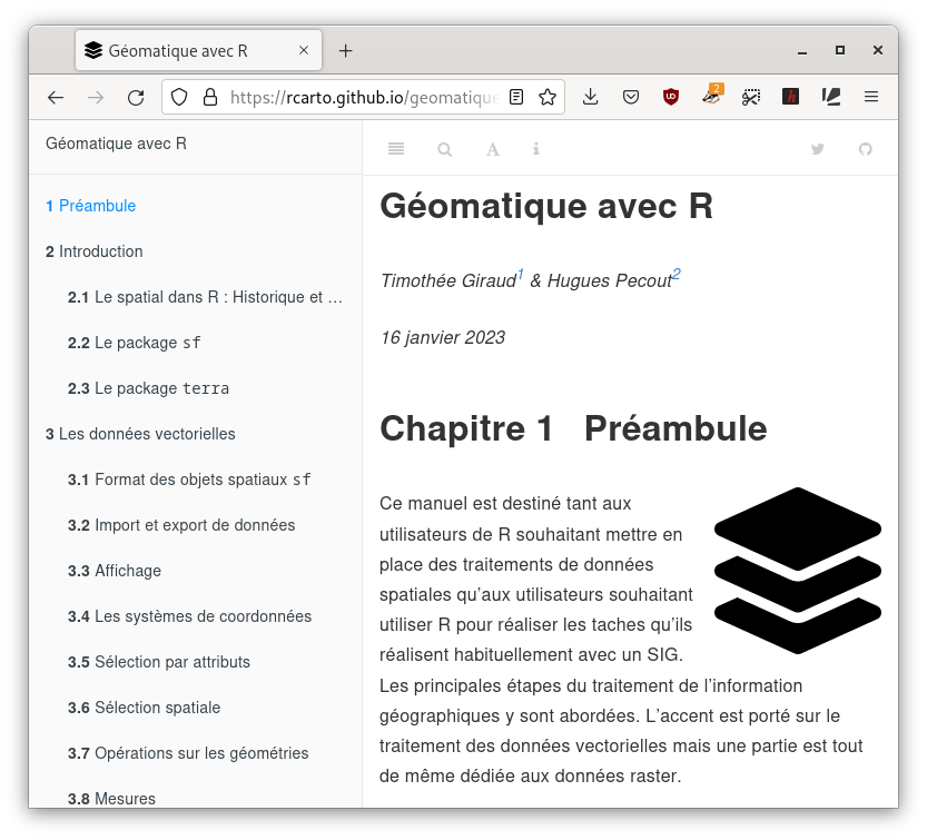 Traitement et analyse de l’information spatialisée avec R